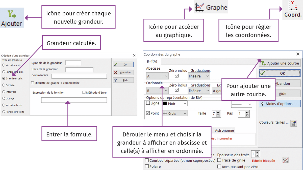 Utilisation de Regressi | Lelivrescolaire.fr