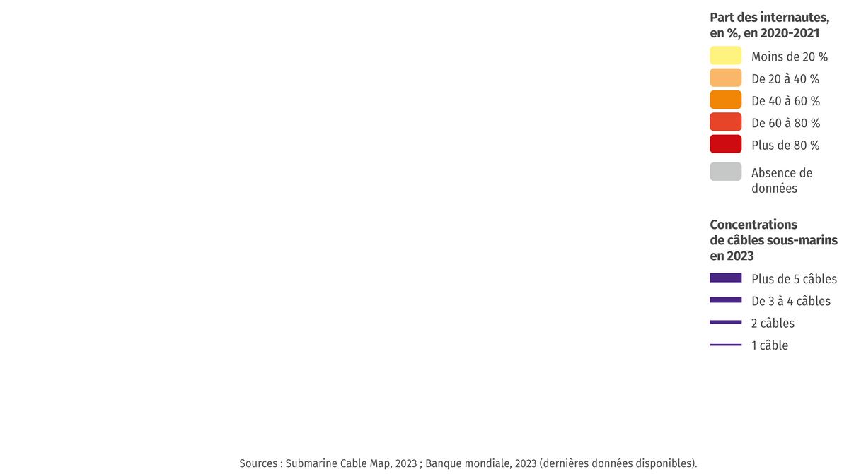 Les flux immatériels dans le monde | Lelivrescolaire.fr