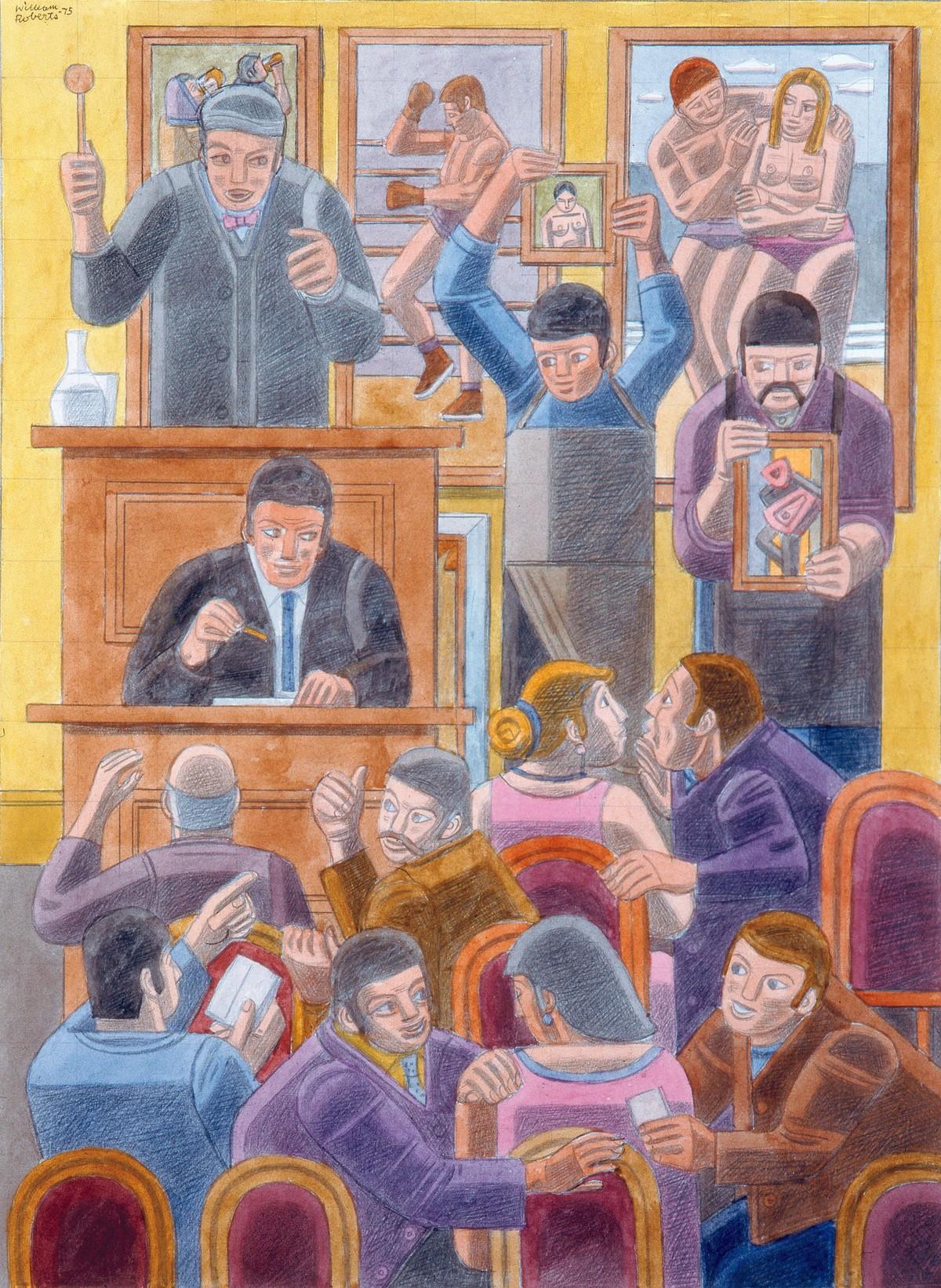 Les Enchères d’art vues par William Roberts | Lelivrescolaire.fr