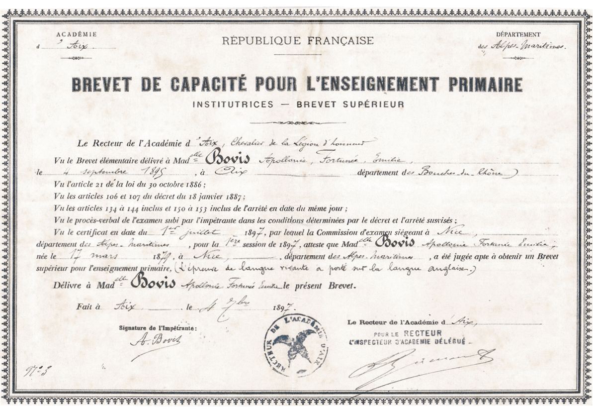 L’instruction des filles sous la Troisième République avant 1914 ...